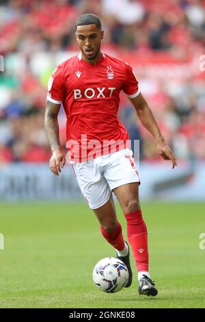 Nottingham Forest's Max Lowe during the Sky Bet Championship match at ...