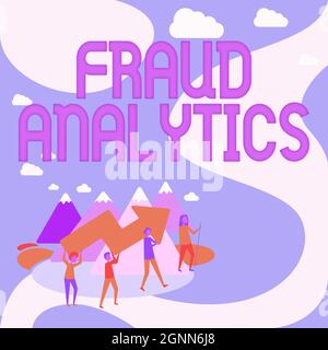 Text showing inspiration Fraud Analytics. Business idea identification ...