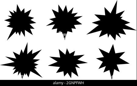 Explosion Icon Explode Explosive Blast Bomb Boom Bang Flash Vector ...