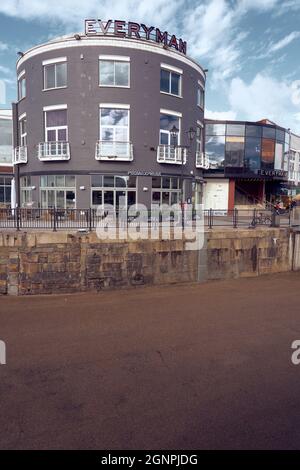 The Everyman Theatre, Cardiff Bay, South Wales Stock Photo - Alamy