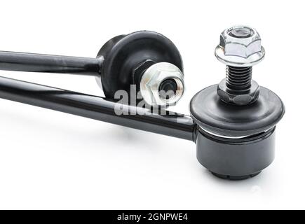 Stabilizer rod for car isolated on white background. New car parts ...