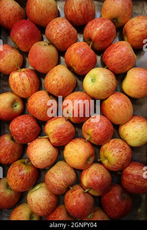 Apple imported from abroad are kept for sales Stock Photo - Alamy