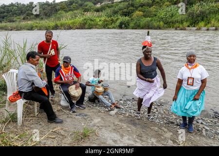 Afro-Ecuadorian group playing bomba and dancing in Valle del Chota ...