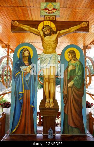 Cross in Rudi orthodox monastery, Moldova Stock Photo - Alamy