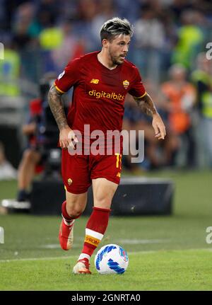 Carles Perez of AS Roma during the Serie A match between Roma and FC ...