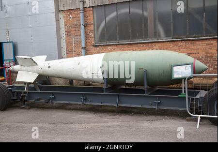 Tallboy 12,000 lb earthquake bomb developed by Barnes Wallis and used ...