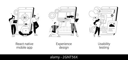 React native mobile app, experience design, usability testing concept ...