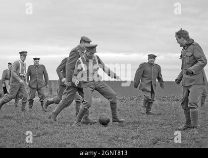 World War I -WWI - British football enthusiast recruits known as the ...