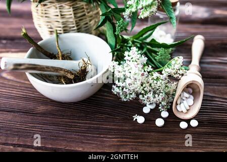 Valerian tablets in a yellow shell in blister pack. light sedative and ...