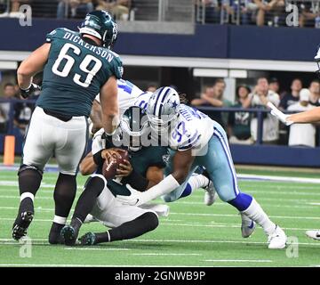 Dallas Cowboys defensive tackle Osa Odighizuwa (97) walks onto the ...
