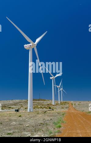 Eskom Wind turbines at Klipheuwel near Darling, Western Cape, South ...