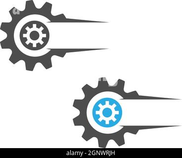 Gear Logo Template vector icon illustration design Stock Vector Image ...