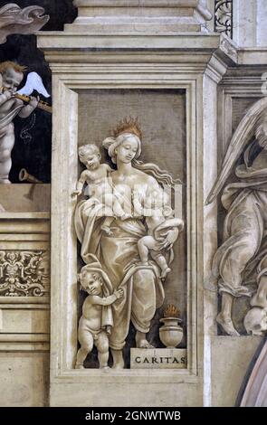 Filippino Lippi frescoes in the Strozzi Chapel in Santa Maria Novella ...