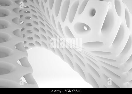 Bioforms Morphic Background wallpaper Black and white Stock Photo - Alamy