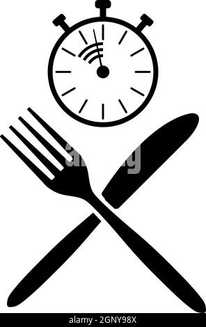 Fast stopwatch glyph icon, time and speed, timer sign, vector graphics ...