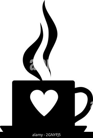 coffee shop glyph icon vector illustration Stock Vector Image & Art - Alamy