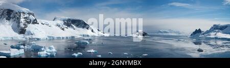 Wilhelmina Bay is a bay 24 kilometres (15 mi) wide between the Reclus ...