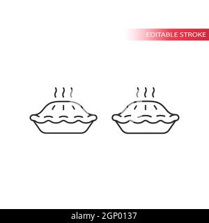 Pie Simple vector icon Stock Vector Image & Art - Alamy