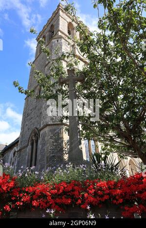 St Michael's church in Beer East Devon Stock Photo - Alamy