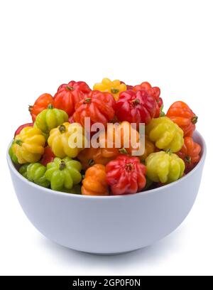 surinam cherries or pitanga fruit also known as brazilian cherry or ...