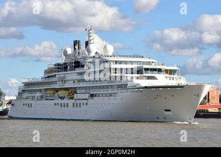 Crystal Endeavour, a 6* luxury expedition ship, operated by Crystal ...