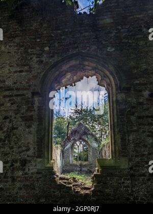 The ruins of St John's church in Croxton, England Stock Photo - Alamy