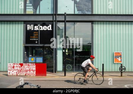 Bristol M shed, view of the entrance to the M shed museum, a former ...