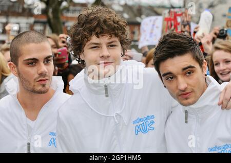 Max George. The Wanted, Make Mine Milk Campaign, Potters Field Park ...