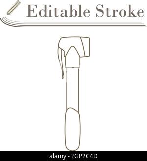 tire pressure vector icon editable stroke outline icons for web and ...