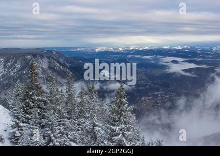 Above the clouds - View from Rax Mountain in the Austrian Alps, Lower ...