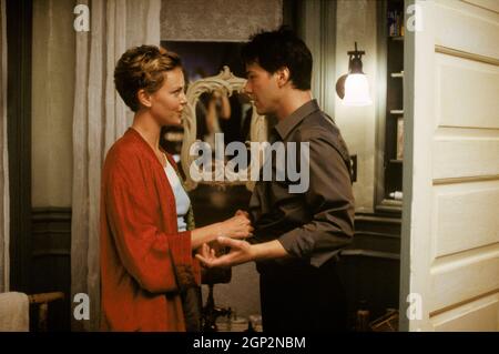 SWEET NOVEMBER (2001) KEANU REEVES, CHARLIZE THERON DOG, COLOR WIG SWNV ...