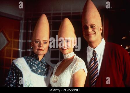 Michelle Burke, Jane Curtin & Dan Aykroyd Film: Coneheads (1993) Characters: Connie Conehead ...