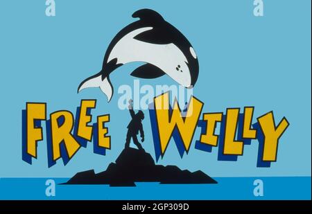FREE WILLY, killer whale, 1993. © Warner Bros / courtesy Everett ...