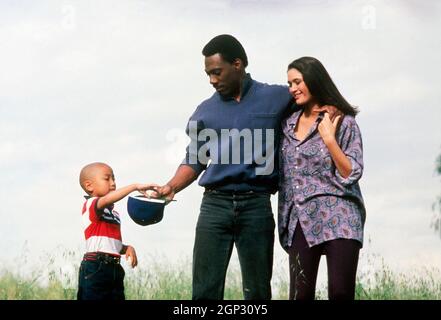 Eddie Murphy, J. L. Reate, on-set of the Film, "The Golden Child ...