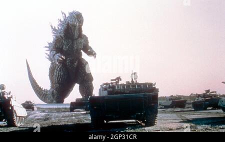 GODZILLA 2000, (aka GOJIRA NI-SEN MIRENIAMU), from left: Orga, Godzilla ...