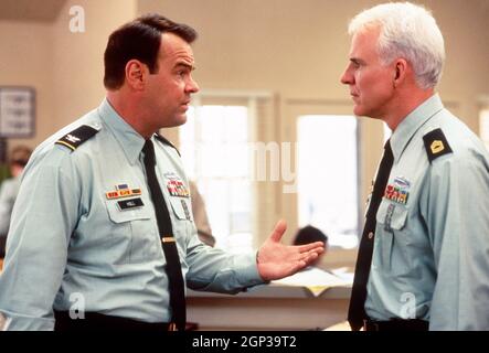 SGT. BILKO, from left: Steve Martin, producer Brian Grazer, on set ...