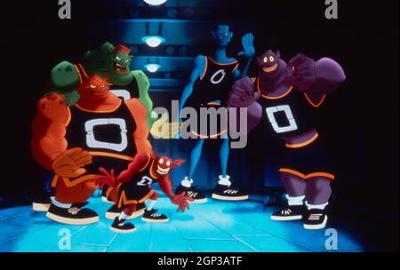 SPACE JAM, Nerdlucks Monstars alien basketball team from Moron Mountain ...