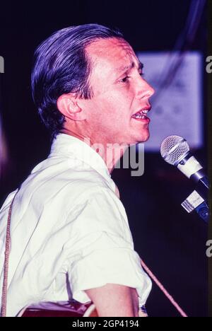 South African musician and songwriter David Kramer performing at the ...