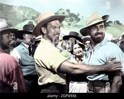 UNTAMED, from left: Richard Egan, Rita Moreno, Susan Hayward, 1955, TM ...