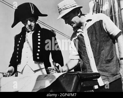 DAMN THE DEFIANT!, from left: Alec Guinness, Dirk Bogarde, 1962 Stock ...