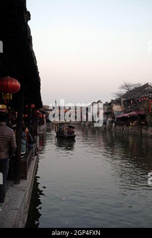 Ancient water canals in Xitang China Stock Photo - Alamy