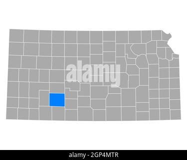 Map of Ford in Kansas Stock Photo - Alamy