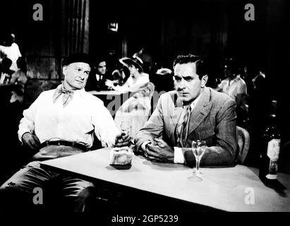 THE SUN ALSO RISES, from left, Tyrone Power, Juliette Greco, 1957, TM & Copyright ©20th Century ...