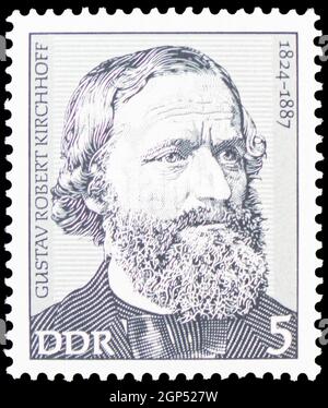 Gustav Robert Kirchhoff (1824-1887), German physicist. While he was ...