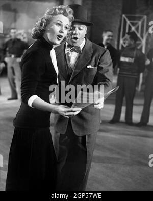 THE WEST POINT STORY, from left: Alan Hale Jr., James Cagney, Bob ...