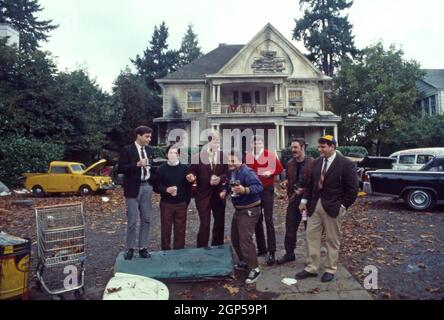 NATIONAL LAMPOON'S ANIMAL HOUSE, Delta Tau Chi Fraternity members from ...