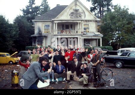 NATIONAL LAMPOON'S ANIMAL HOUSE, Delta Tau Chi Fraternity members from ...