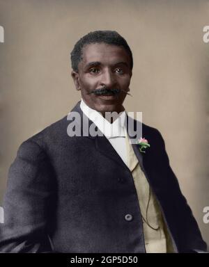 George Washington Carver (1864-1943), circa 1938. Carver was an African ...
