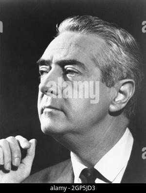 Howard K, Smith, news commentator for ABC News, circa 1970s, (1962-1979 ...