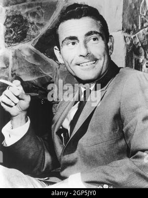 Rod Serling, writer and creator of THE TWILIGHT ZONE and NIGHT GALLERY ...